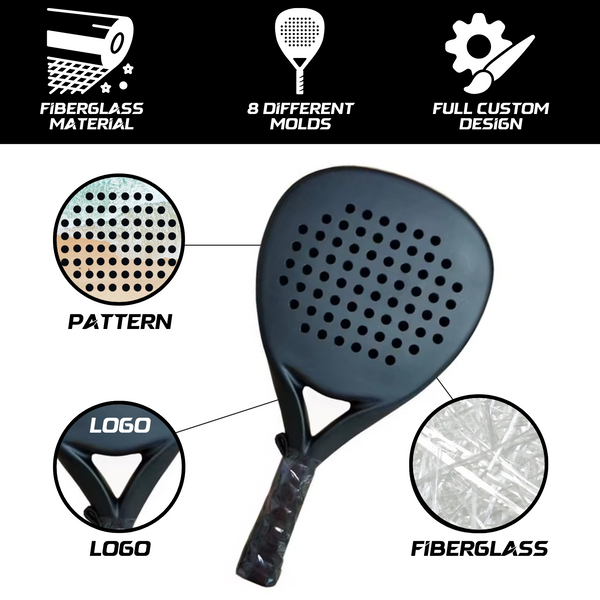 Custom Padel Racket - Fiberglass